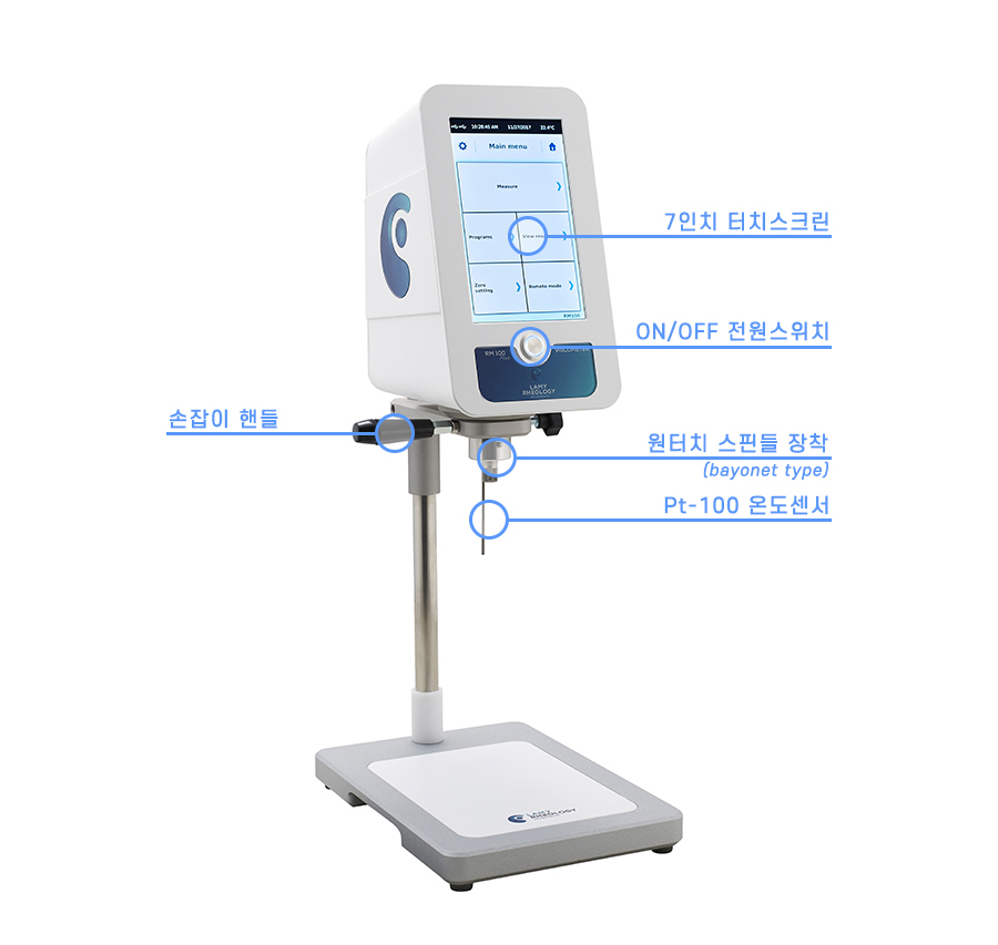 RM 100 PLUS - Lamy Rheology 디지털 회전형 점도계